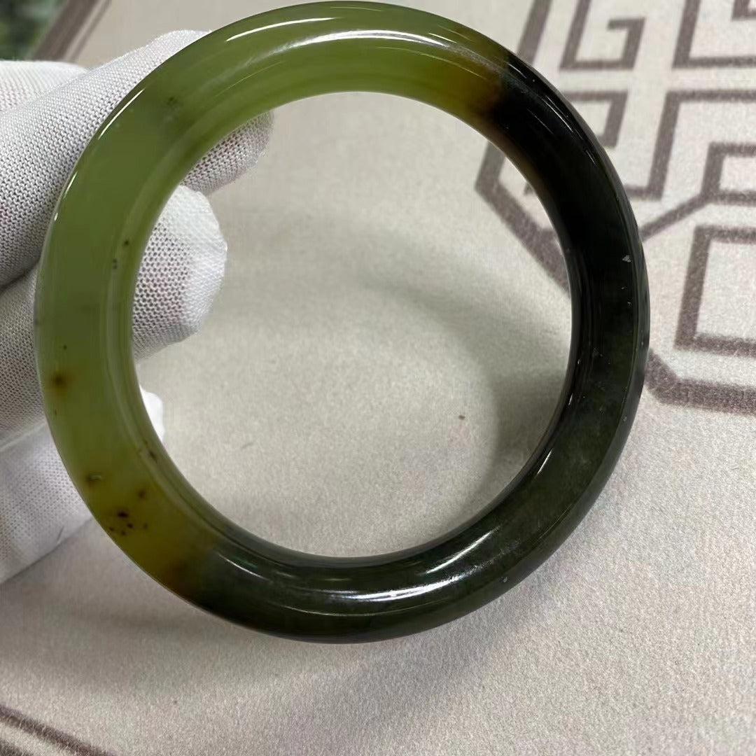 Gelang Giok Batu Giok Bunga Cui Giok Setengah Gunung Setengah Air Ukur ...